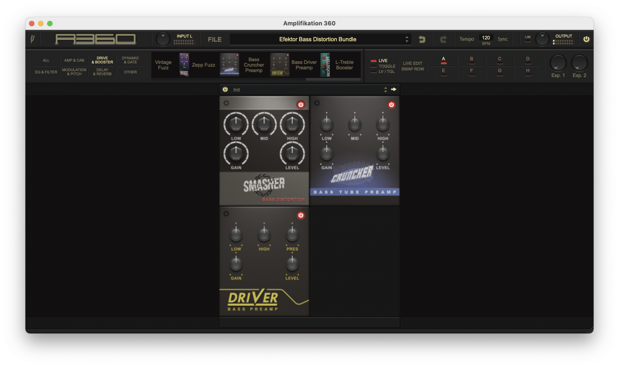 Efektor Bass Distortion Bundle | KUASSA