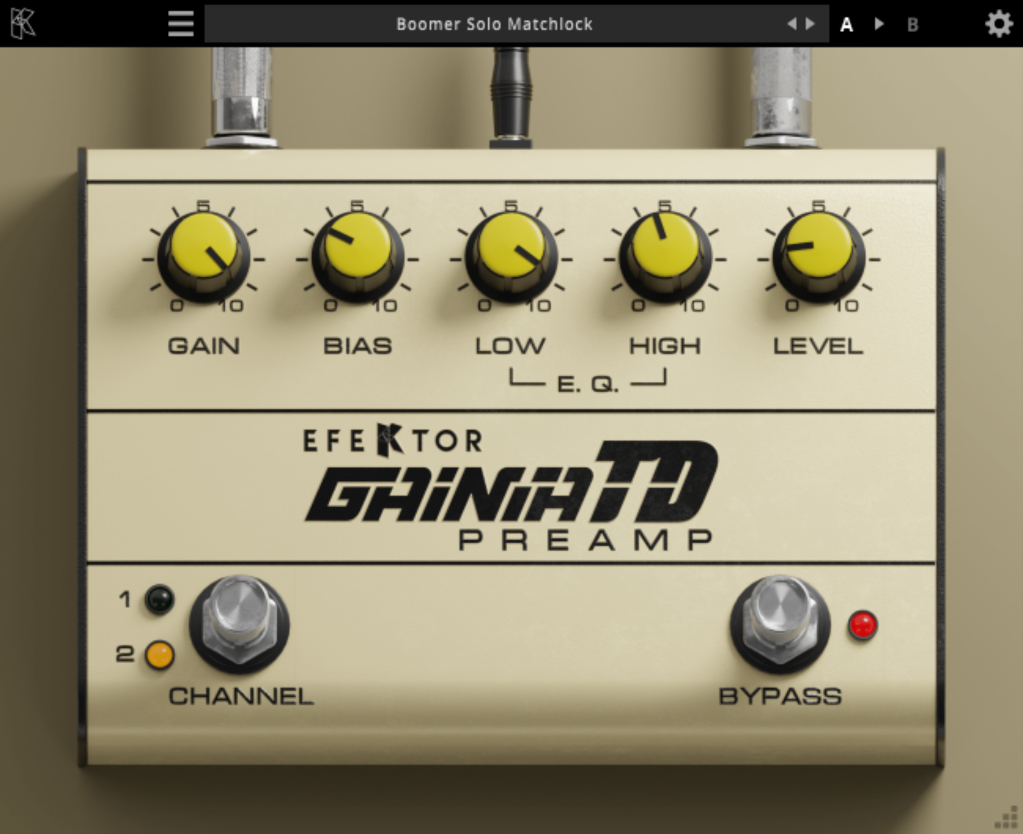 Efektor Gainia TD Preamp | KUASSA
